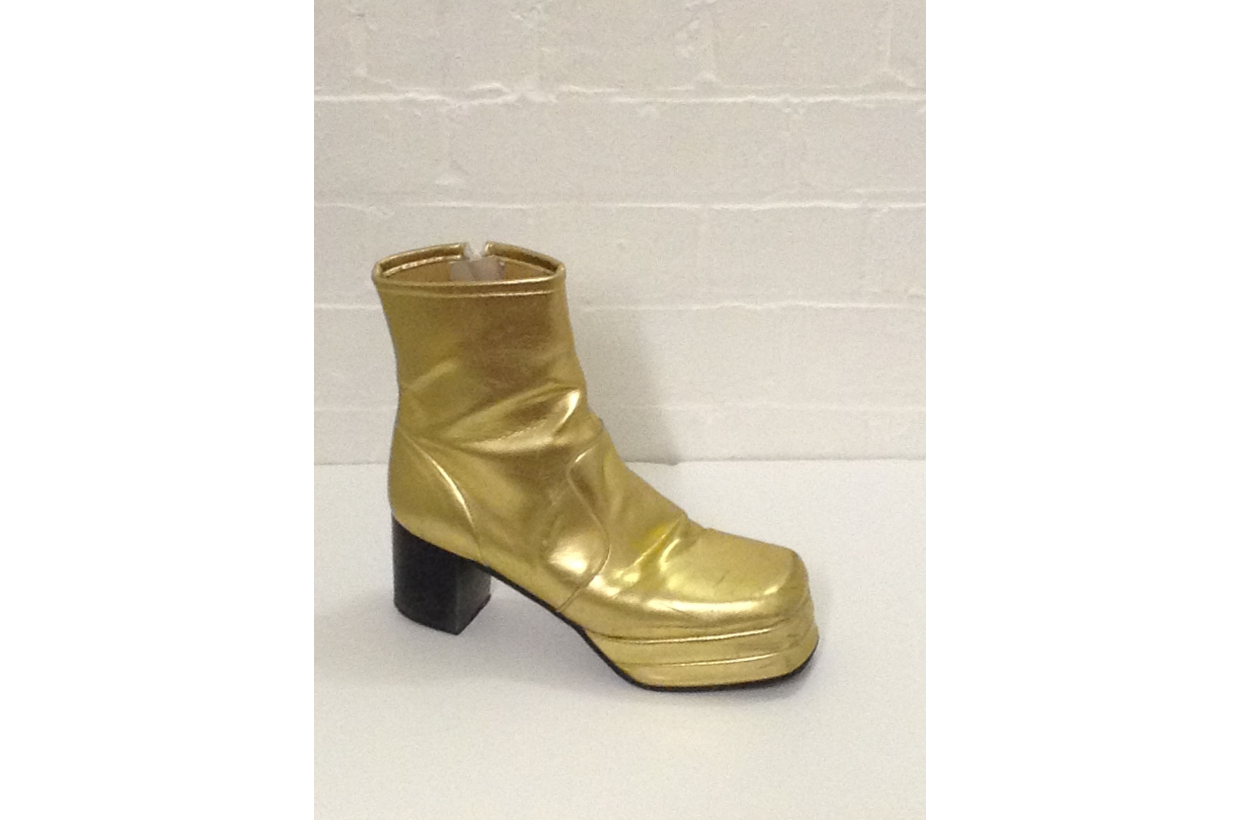 Boots-Platform-short-Ankle-1970s-70s-Mens-Hire-rental-Footwear